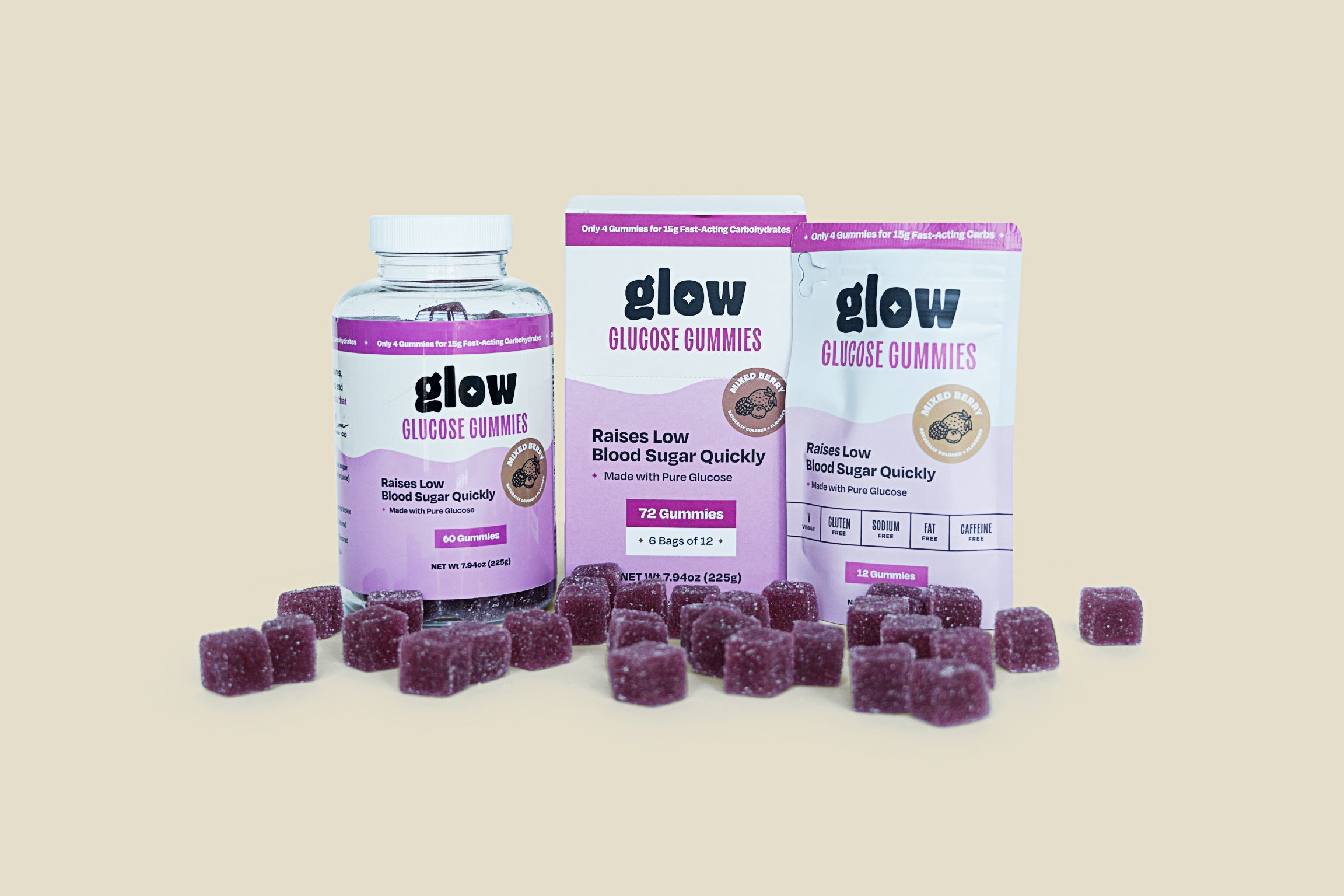 Glow Gummies - Fast-Acting Glucose Gummies for T1D Care – glow